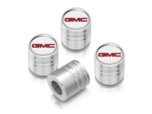 Click here for GMC Red Logo in White on Shining Silver Aluminum C... prices