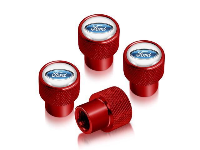 Click here for Ford Logo in White on Red Aluminum Tire Valve Stem... prices