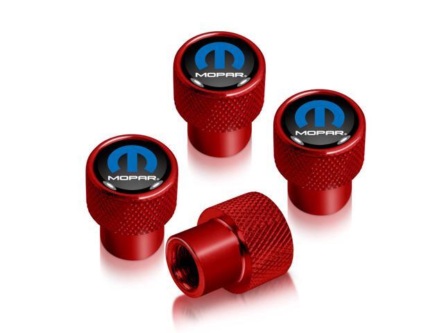 Click here for Mopar in Black on Red Aluminum Tire Valve Stem Cap... prices