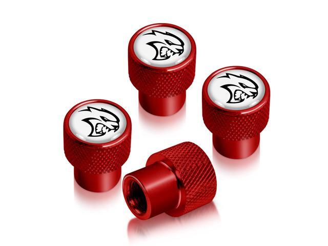 Click here for Dodge SRT Hellcat in White on Red Aluminum Tire Va... prices