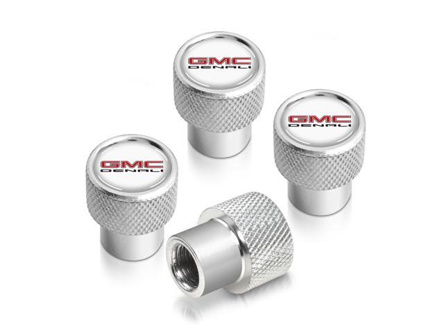 Click here for GMC Denali Nameplate in White on Shining Silver Al... prices