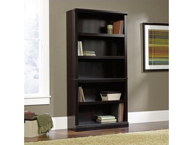 Click here for Sauder Select 5 Shelf Bookcase in Estate Black prices