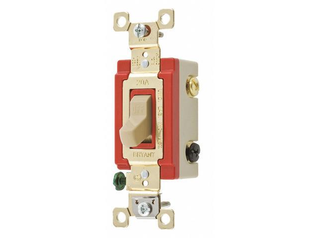Click here for Wall Switch Ivory 3-Way Switch 1 to 2 HP BRYANT 49... prices