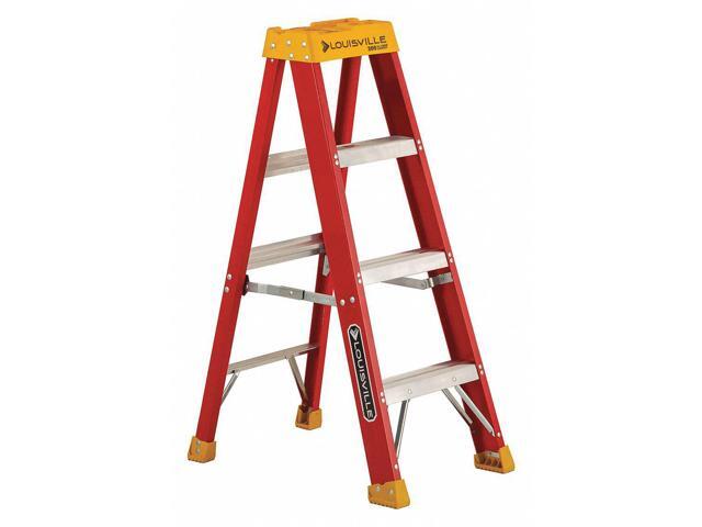 Click here for LOUISVILLE L-3016-04 4 ft Fiberglass Stepladder  3... prices