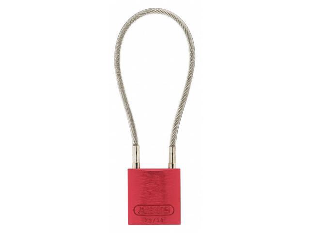Click here for ABUS 13027 Lockout Padlock Key Different Red Body prices
