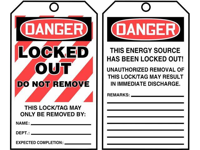 Click here for Accuform Danger Tag By The Roll 6-1/4X3 PK100 TAR4... prices