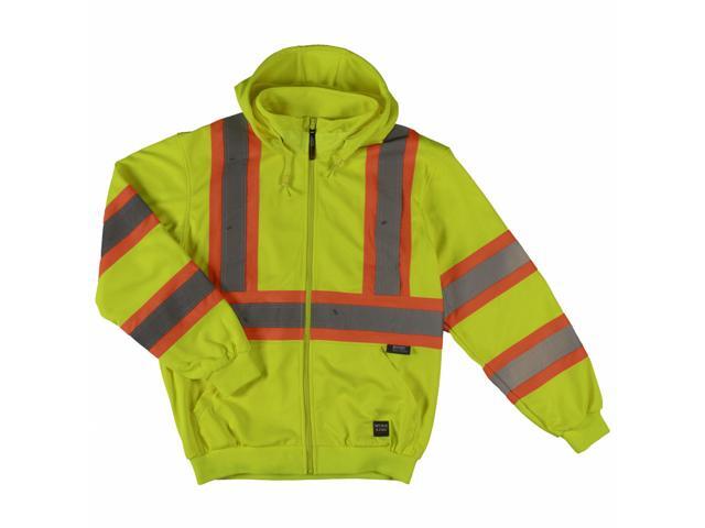 Click here for TOUGH DUCK S49411 XL Hi-Vis Hooded Sweatshirt  Yel... prices