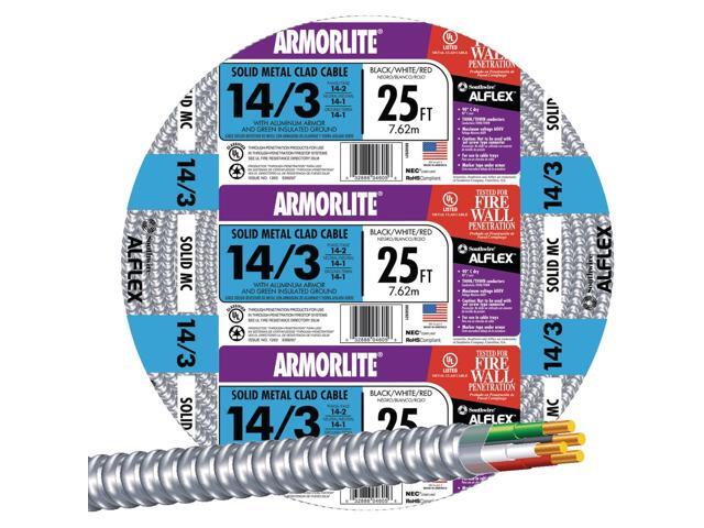 Click here for SOUTHWIRE 68582621 14 AWG 3 Conductor Solid Metal... prices