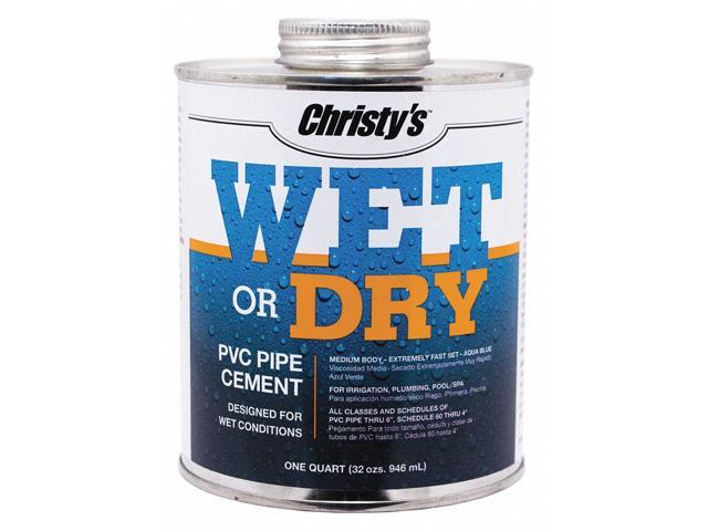 Click here for CHRISTYS RH-WET-QT-12 Pipe Cement Aqua Blue 32 oz. prices