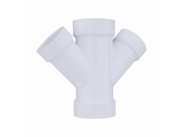 Click here for ZORO SELECT 05845 4 x 4 x 2 x 2 Hub PVC DWV Double... prices