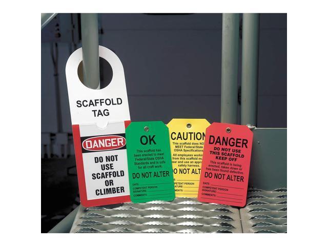 Click here for ACCUFORM TSS102PTP Caut Tag 5-7/8 x 3-3/8 In Bk/Ye... prices