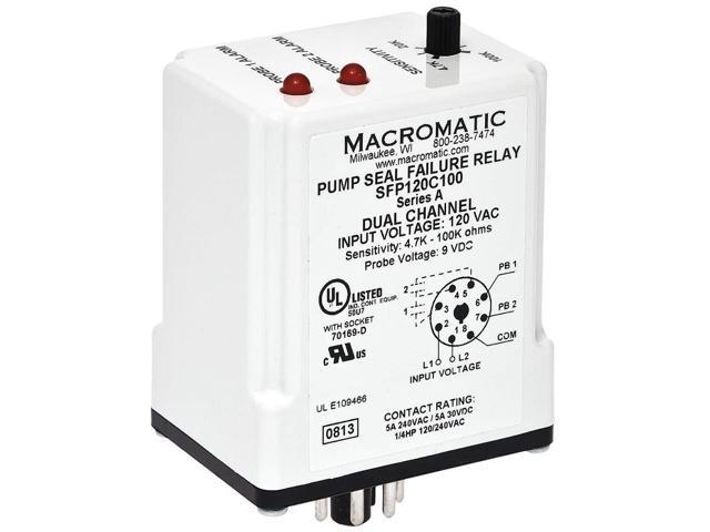 Click here for MACROMATIC SFP120C100 Pump Seal Failure Relay 2-SP... prices