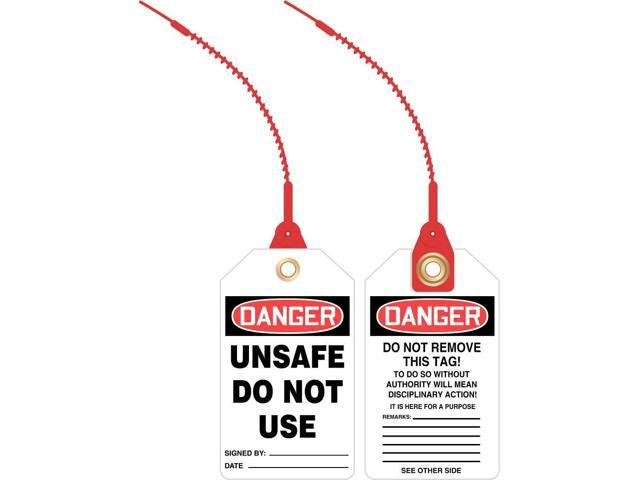 Click here for Loop n Lock Danger Tag 5-7/8x3-3/8 PK10 ACCUFORM T... prices
