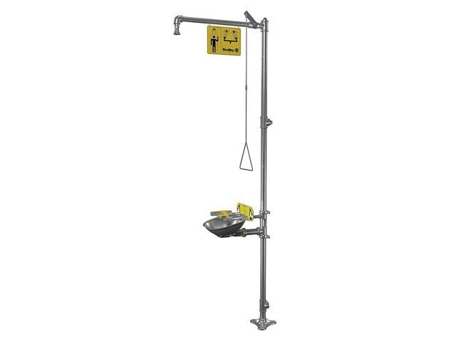 Click here for BRADLEY S19314BFSS Shower with Eyewash  Floor Moun... prices