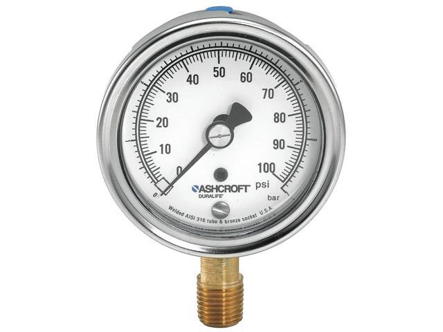 Click here for ASHCROFT 251009AW02L100# Pressure Gauge  0 to 100... prices