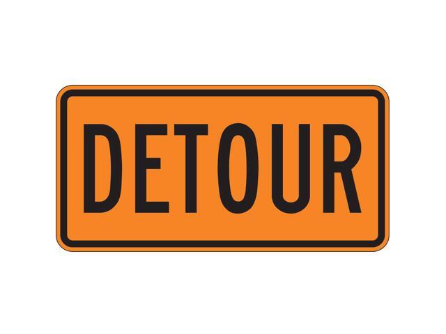 Click here for LYLE M4-8-30HA Detour Traffic Sign  15 in Height... prices
