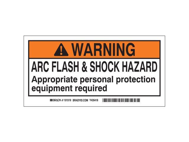 Click here for BRADY 101517 Arc Flash Protection Label 2 In. H PK... prices