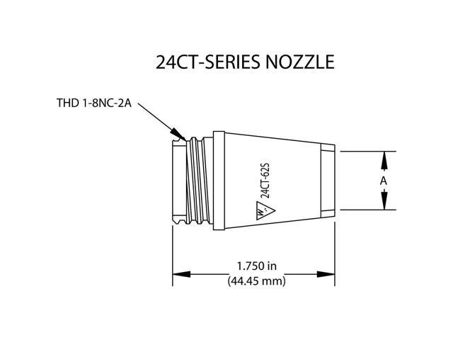 Click here for TWECO 12401581 Nozzle Bore 5/8 In Series 24 PK2 prices