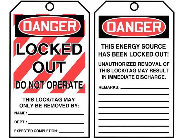 Click here for Accuform Danger Tag By The Roll 6-1/4X3 PK100 TAR4... prices