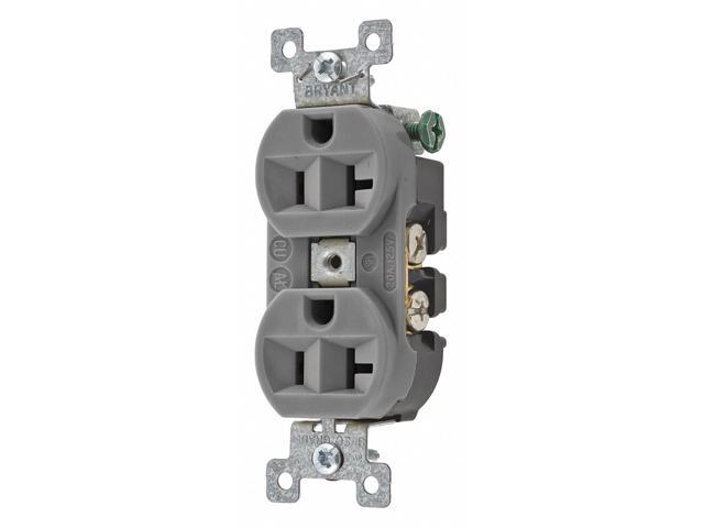 Click here for BRYANT 5362BGRY Straight Blade Receptacle  5-20R... prices