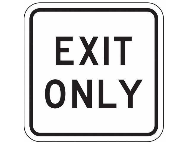 Click here for LYLE LR7-68-18DA Exit Only Parking Sign  18 in Hei... prices
