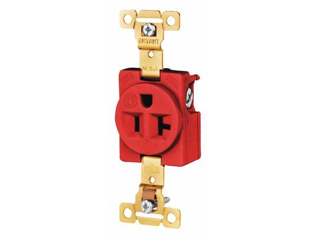 Click here for BRYANT 5361RED Straight Blade Receptacle  5-20R  2... prices