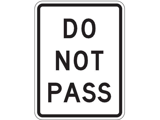 Click here for LYLE R4-1-18HA Traffic Sign 24 x 18In BK/WHT Text... prices