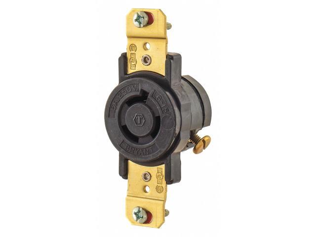 Click here for Black Locking Receptacle  15 Amps  250VAC Voltage... prices
