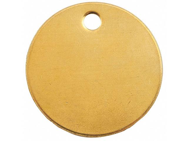 Click here for C. H. HANSON 41822 Blank Tag  Brass  1 in H x 1 in... prices