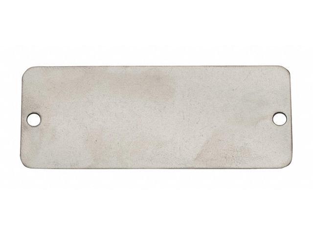 Click here for C. h. Hanson Blank Tag  Stainless Steel  Rectangle... prices