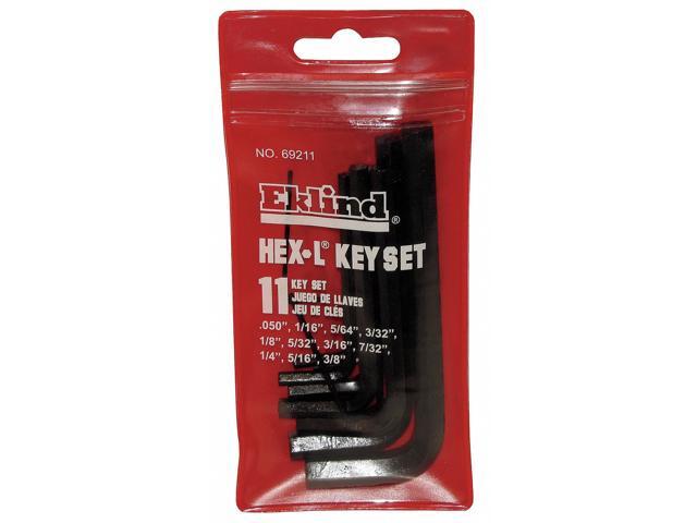 Click here for EKLIND 69211 11 Piece SAE L-Shape Hex Key Set  692... prices