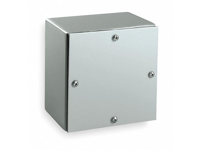 Click here for 6H x 6W x 4D Metallic Enclosure  Gray  Knockouts:... prices