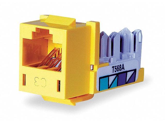 Click here for HUBBELL PREMISE WIRING HXJ6Y Jack Yellow Cat6 Rj45 prices