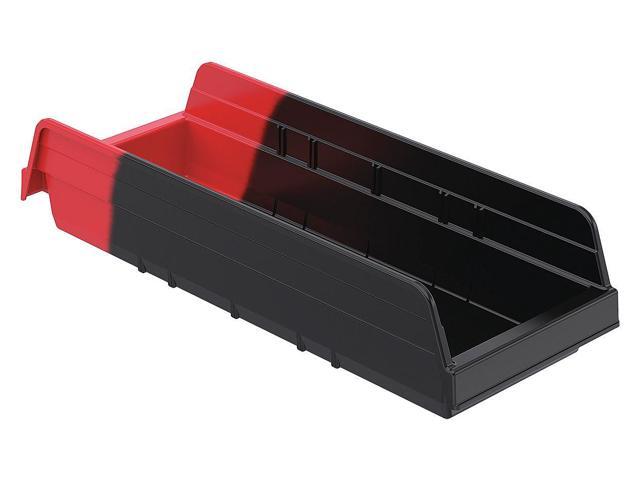 Click here for AKRO-MILS 36468BLKRED Shelf Storage Bin  Plastic... prices
