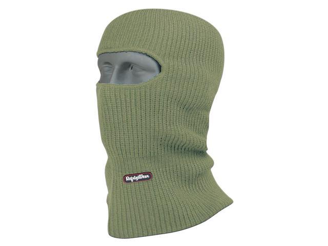 RefrigiWear Mens Open Hole Face Mask - Breathable  Flexible  and Warm Winter Face Cover - Sage