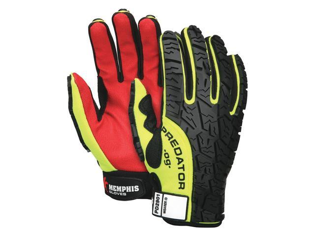Click here for Gloves XL Hi Vis Yellow/Black/Red PR MCR SAFETY PD... prices