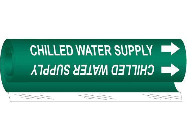 Click here for BRADY 5648-II Pipe Marker Chilled Water Supply Gre... prices