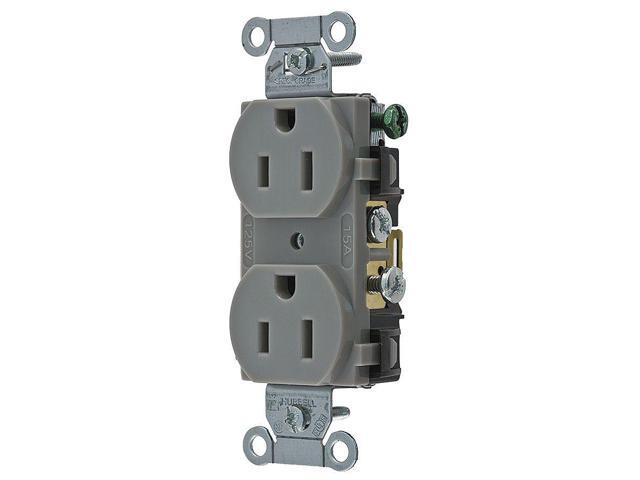 Click here for HUBBELL WIRING DEVICE-KELLEMS CR15GRY Straight Bla... prices
