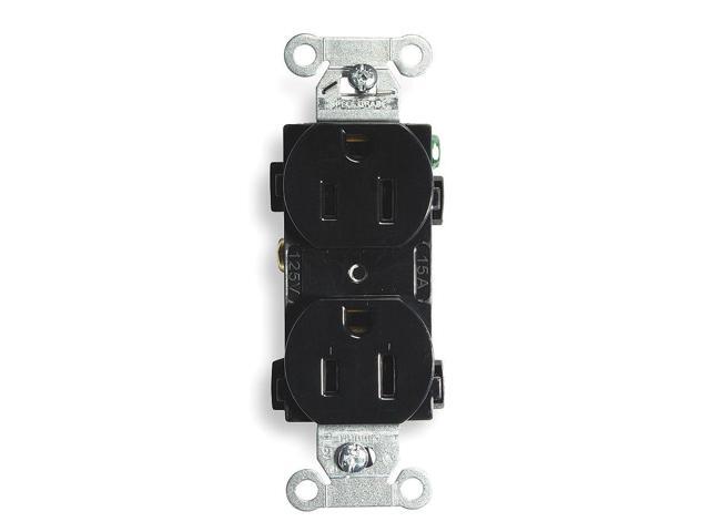 Click here for HUBBELL WIRING DEVICE-KELLEMS BR15BLK 15A Duplex R... prices