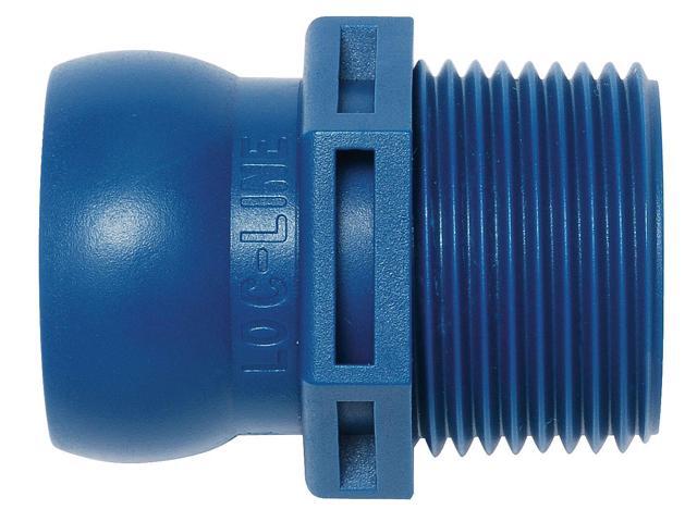 LOC-LINE 61509 BSPT Connector 3/4In PK4