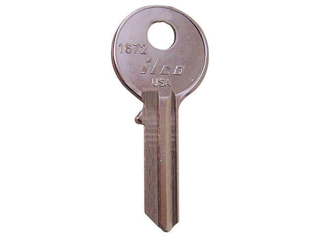 Click here for KABA ILCO 1672 Key Blank Brass 1672 PK10 prices