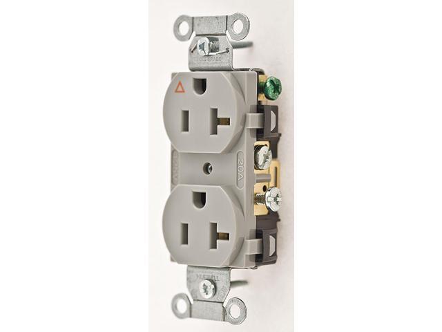 Click here for HUBBELL WIRING DEVICE-KELLEMS IG5352GY 20A Duplex... prices