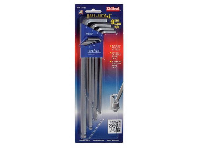 Click here for EKLIND 17709 9 Piece Metric L-Shape Hex Key Set  1... prices