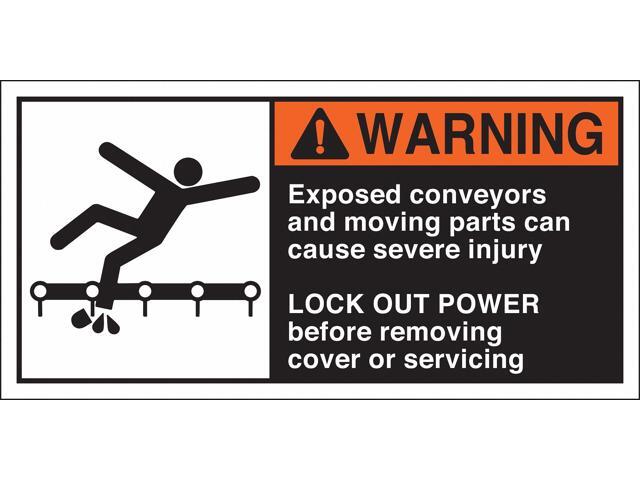 Click here for BRADY 96164 Warning Label 2-1/2inHx5inW HP Poly. P... prices