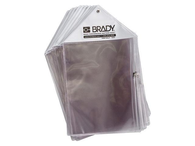 Click here for BRADY PW-PW A4 1 Scafftag Permit Wallet Plastic prices
