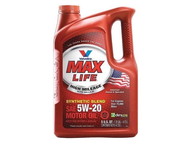 Click here for VALVOLINE 881162 Motor Oil  5W-20 SAE Grade  5 Qt. prices