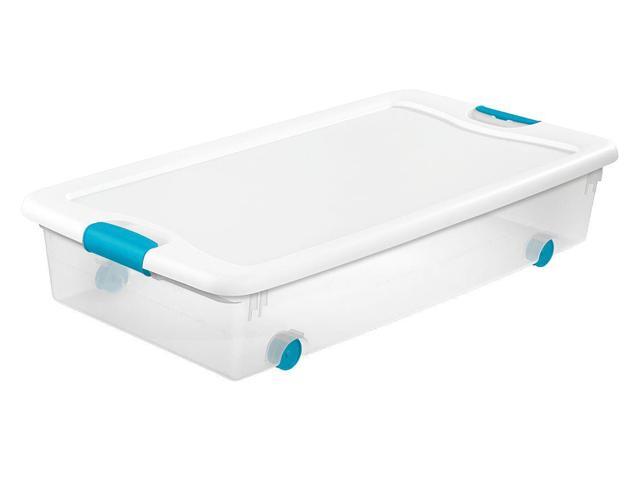 Click here for Storage Tote  Color Clear/White  Outside Height 7... prices