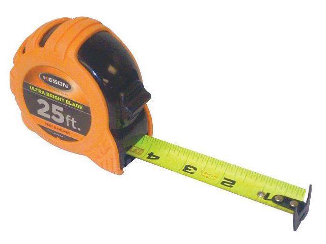 Click here for Keson Tape Measure 25 ft. 1/8 in. Orange Color PG1... prices
