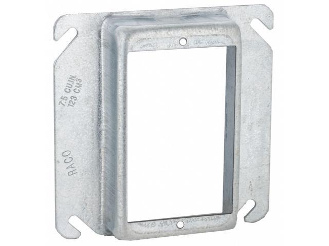 Click here for RACO 774 Mud Ring  1 Gang  Galvanized Zinc  Square... prices