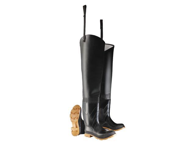 Click here for DUNLOP 860561333 Size 13 Mens Steel Hip Wader  Bla... prices